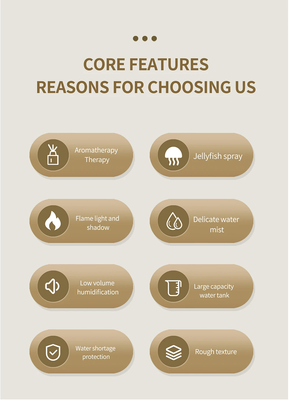 Smart Water Shortage Protection Orange Flame Aromatherapy Machine Fire ...