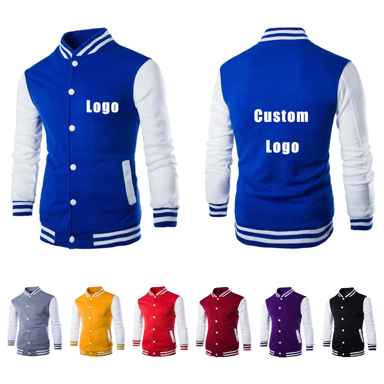 Shop Wholesale Plus Size Men's Varsity College Jackets