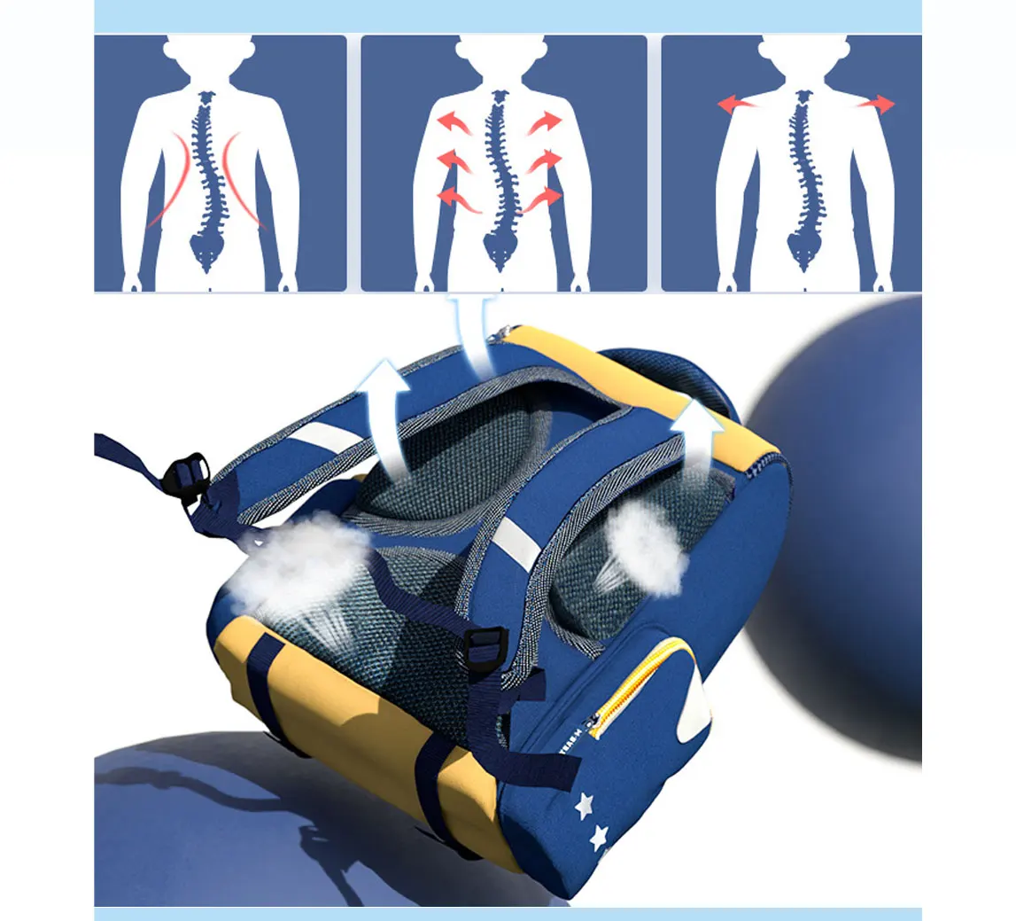 Foska Good Quality Kids Teenager Oxford Big Volume School Bag Girl Boy ...