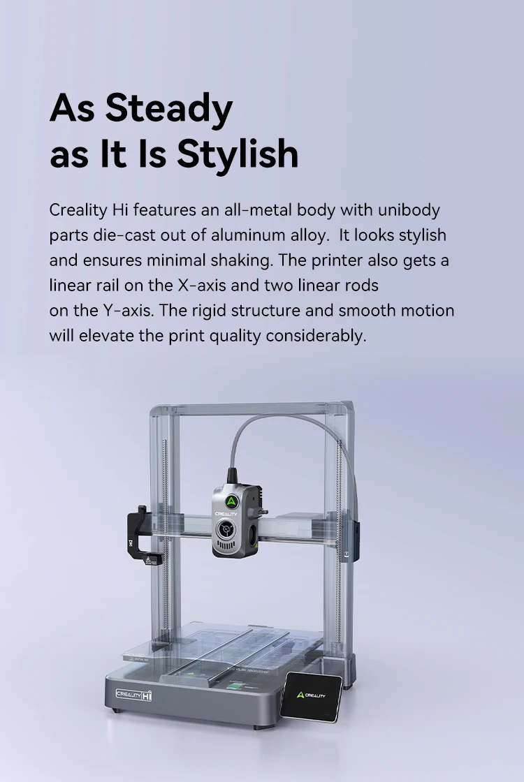 Creality Hi Combo 3D Printer - Fast, Multi-Color Printing