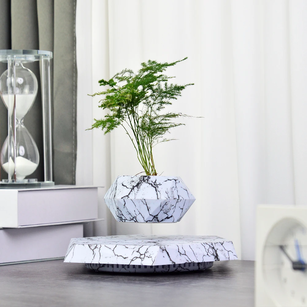 Magnetic Levitating Flower Pot - Creative Home Decor