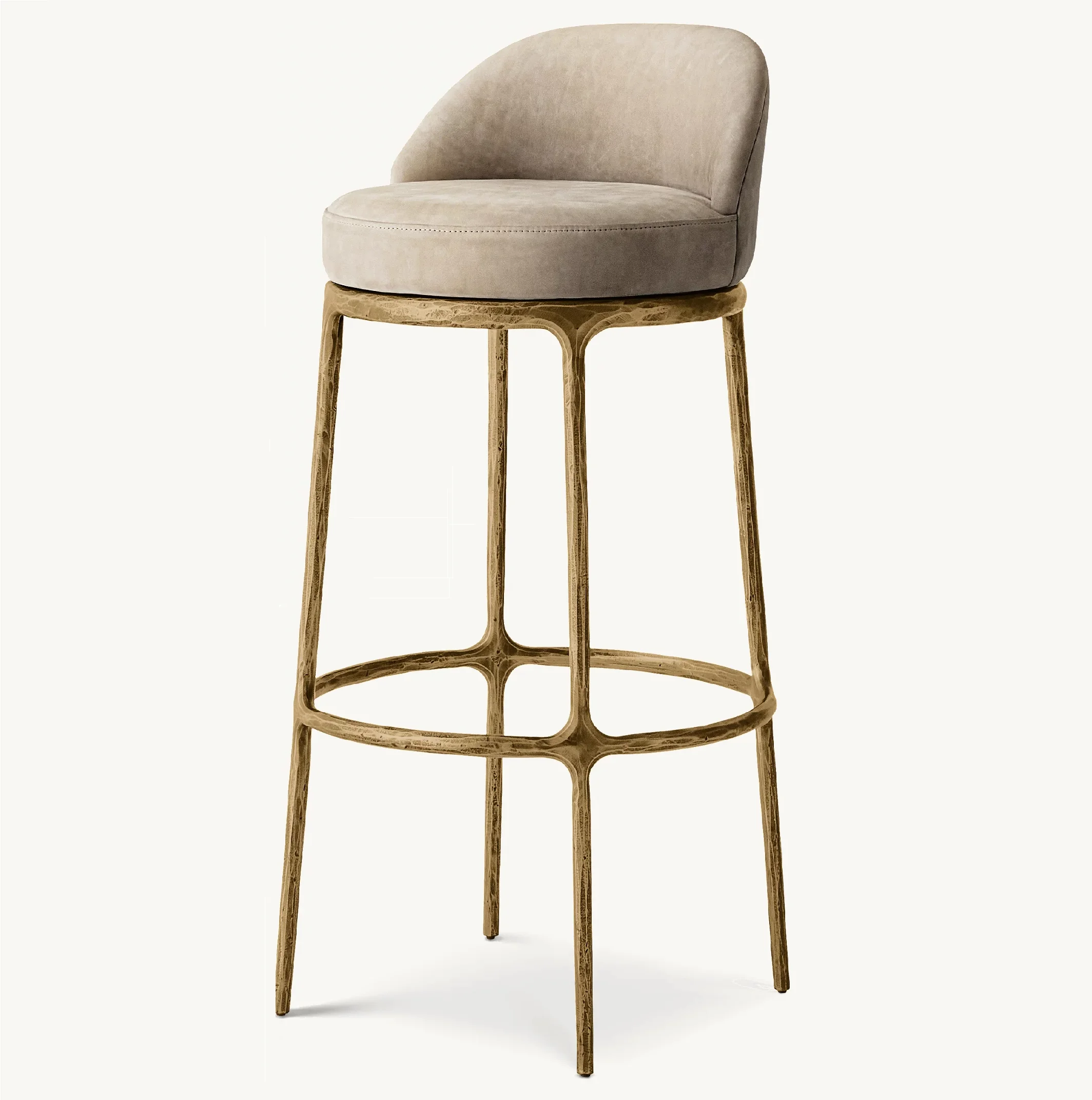 Wholesale Thaddeus Luxury Kitchen Forged Metal Stools