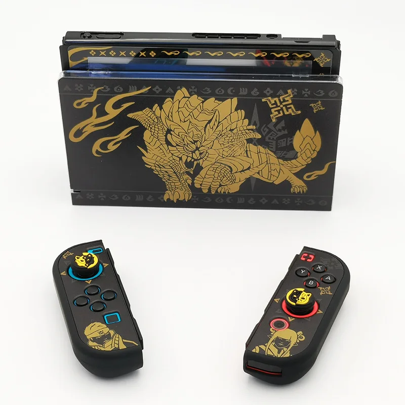 New Trend Nin Tendo Switch Oled Monster Hunter Thumb Stick Cap Ns Zelda ...