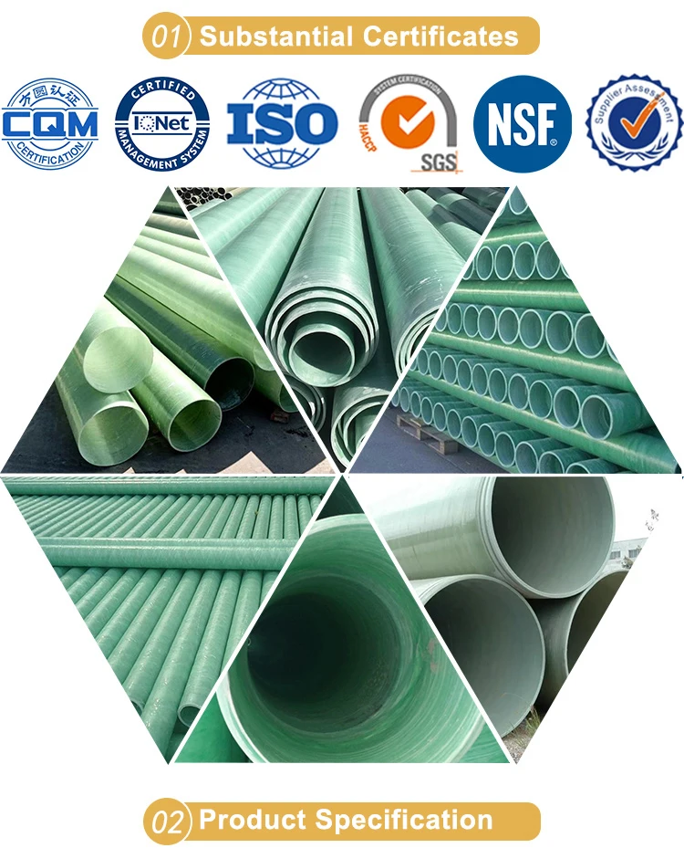 Frp Pipe With Corrosion Resistance & Customizable Length | Wholesale