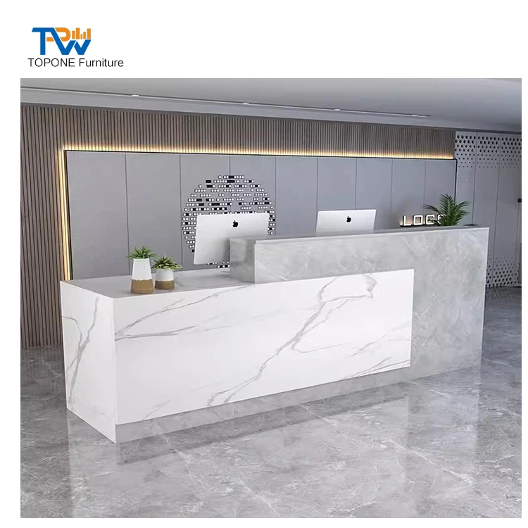 Clothing Store Cashier Reception Desk Modern Boutique Retail Checkout ...