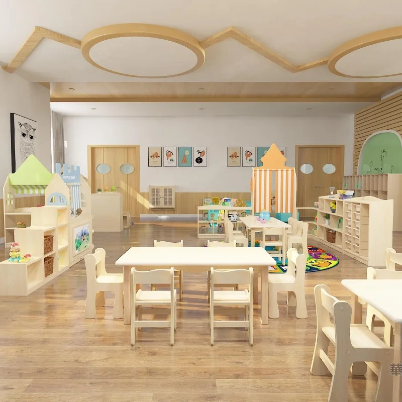 Wisdom Kindergarten classroom layout design Kindergarten combination ...