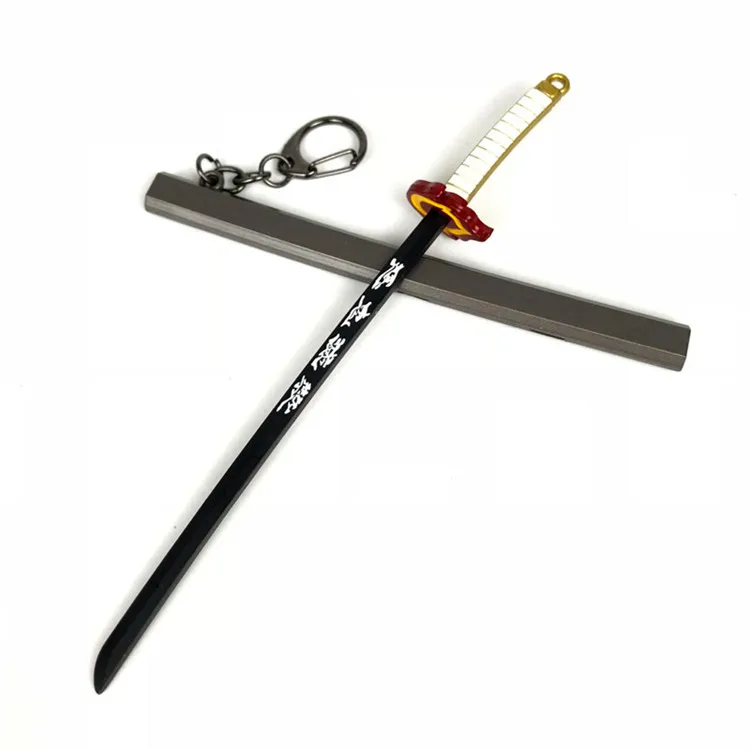 Jm Anime Demon Slayer Sword Key Chain Kimetsu No Yaiba Sword Keychain ...