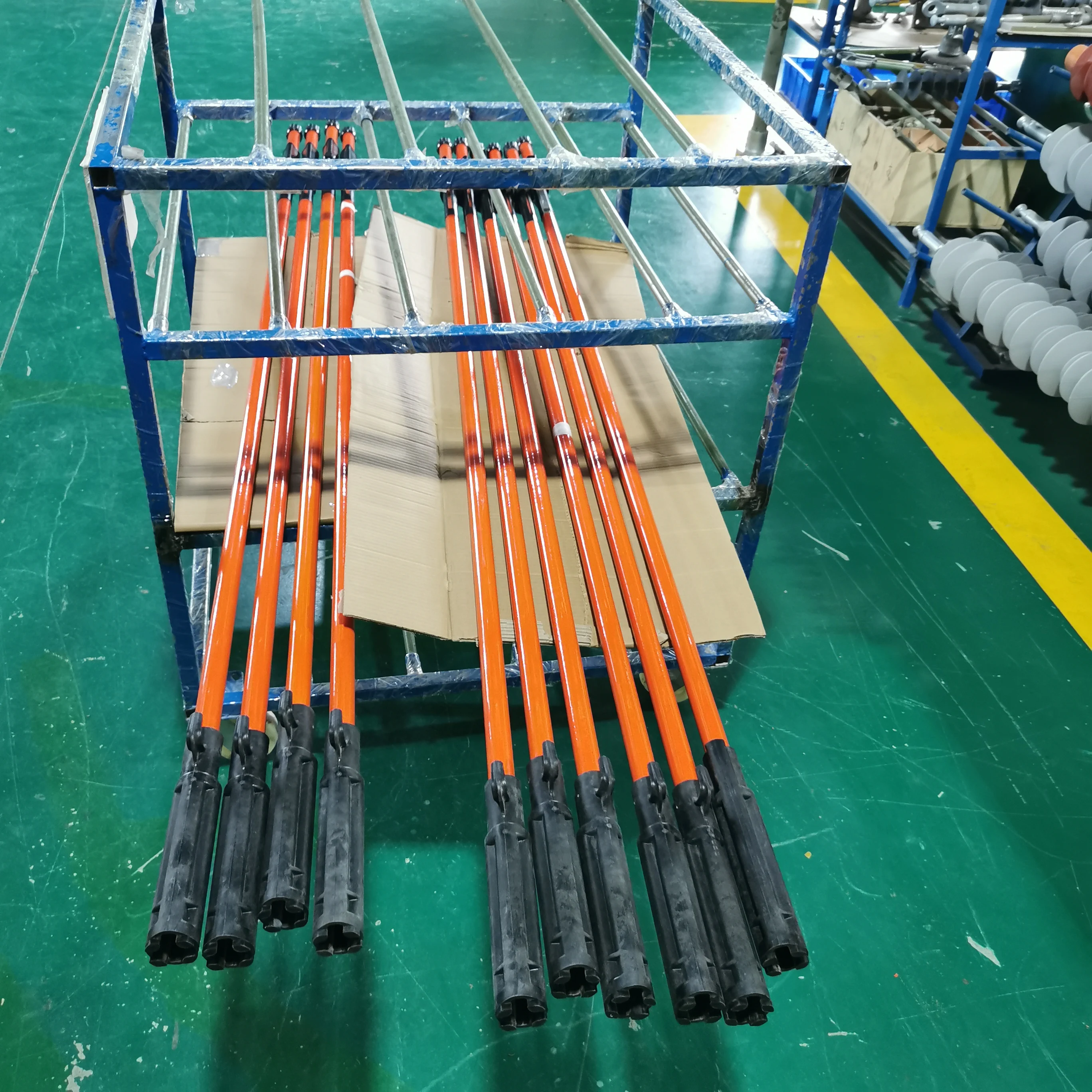 Insulated FRP Clampstick Telescopic Shotgun Stick - 10KV-500KV