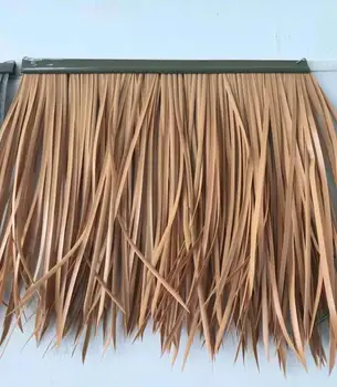 Building Materials Plastic Thatch Roof Beach Synthetic Thatch - Buy ...