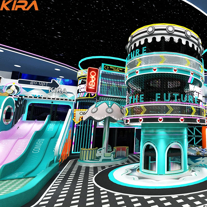 Funny Playground Slide Indoor Kids Fun Equipment Indoor Playground ...