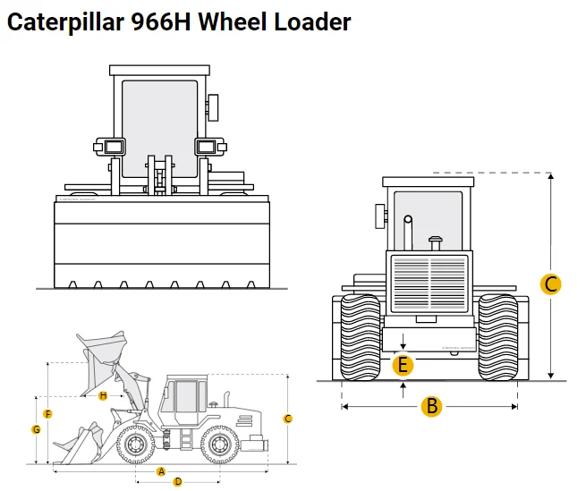 Cat 966h Loader Wheel Loader Used For Sale,Used Cat 966h Wheel Loader ...