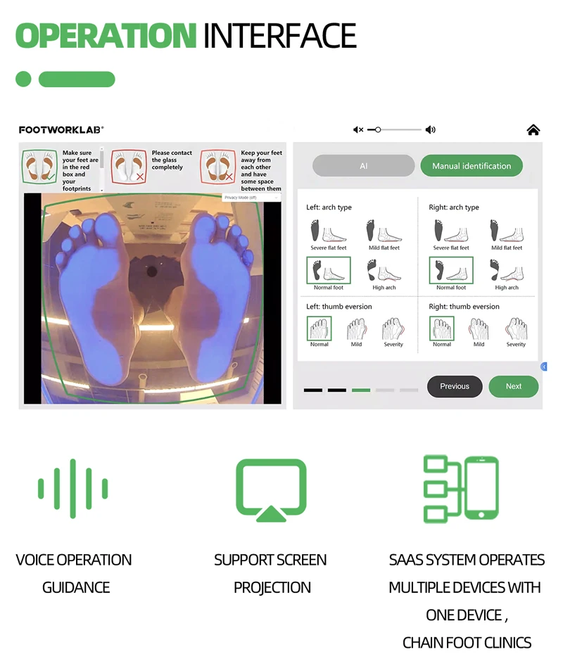 3d Foot Pressure Scanner For Orthopedic Podiatry Clinic Customize ...
