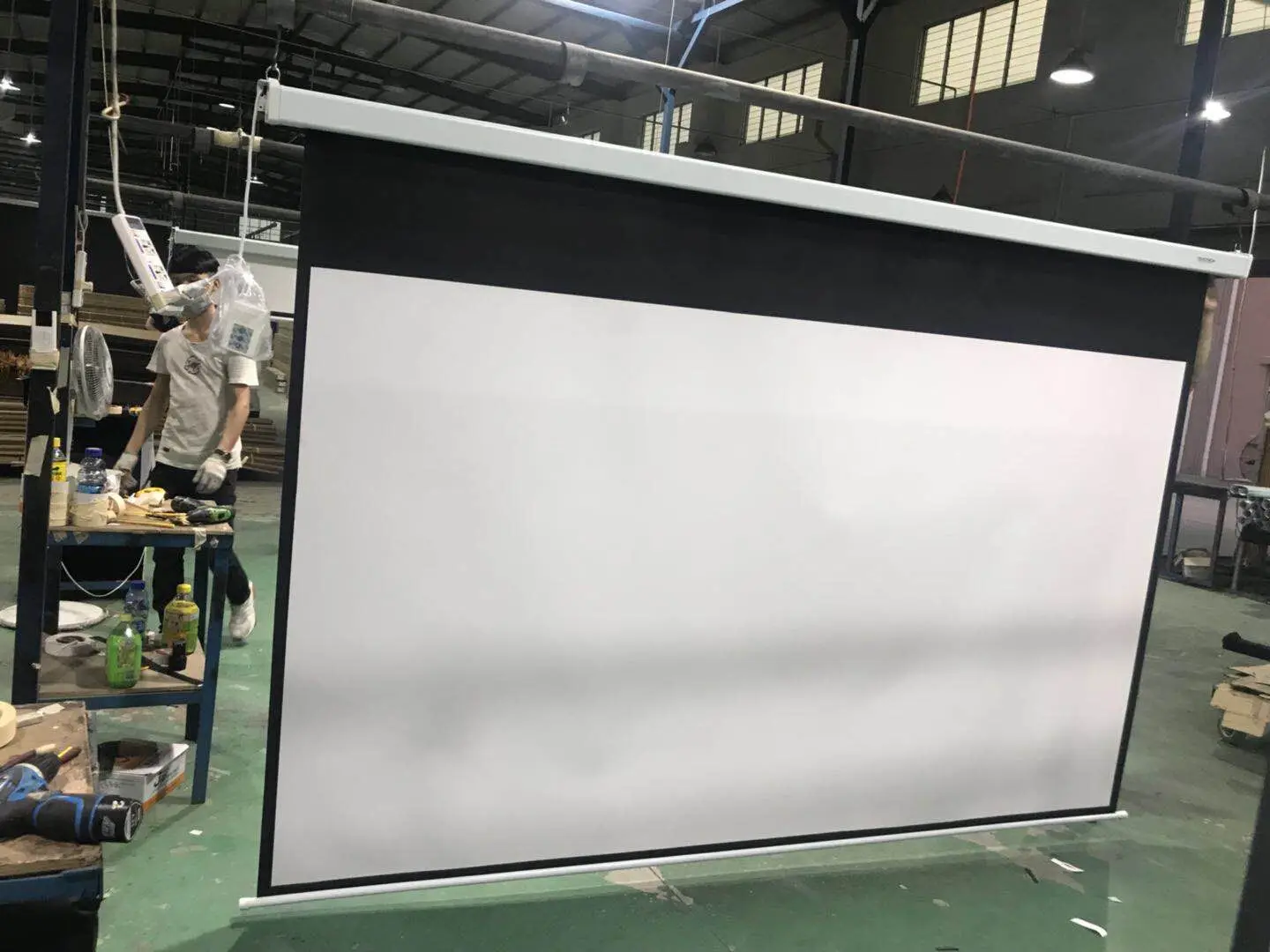 200 Inch Projector Screen - Motorized & Matt White