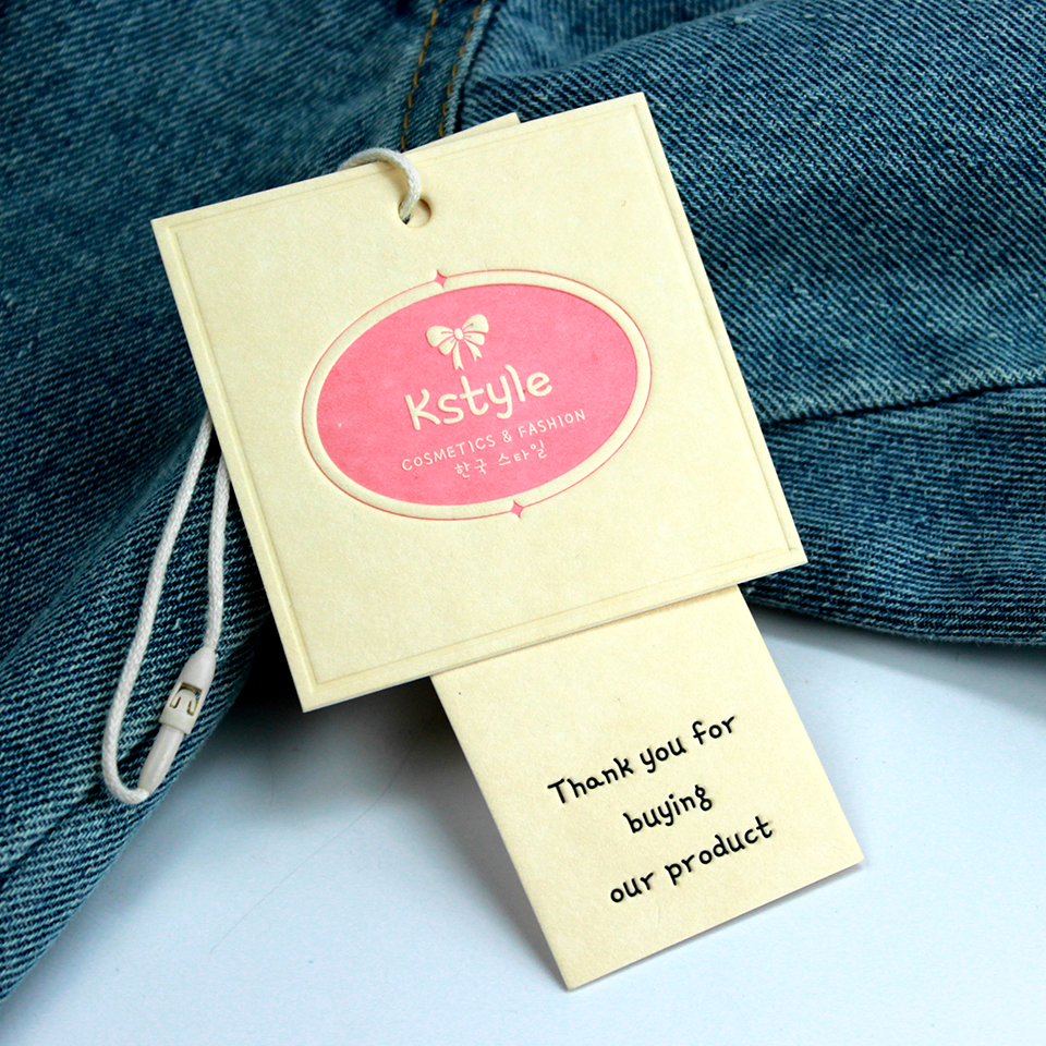 Customized Thick Clothing Labels - Luxury 3D LOGO Hangtags