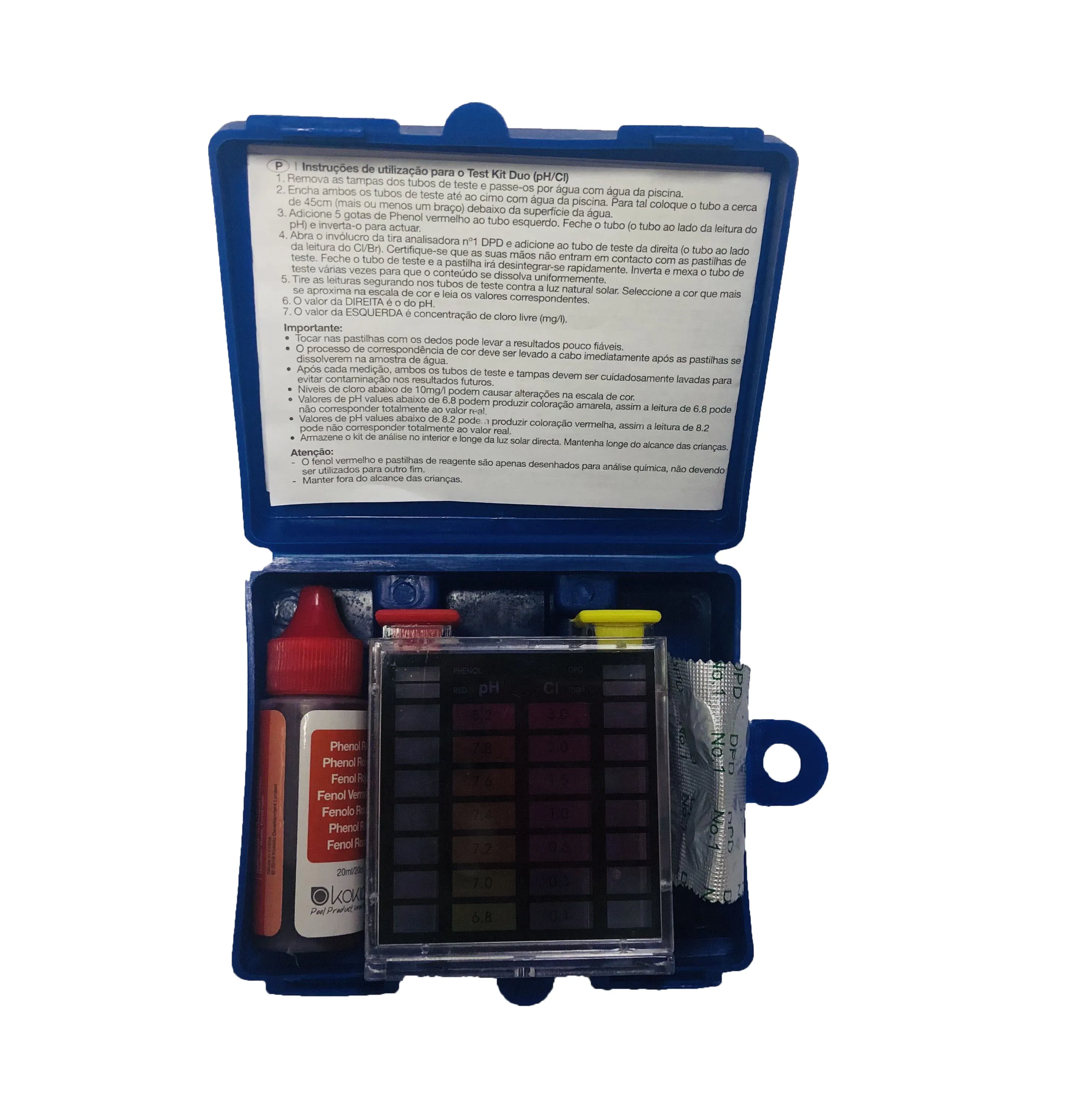 Swimming Pool Spa Water Chemical Test Kit For Chlorine And Ph Test (2 ...