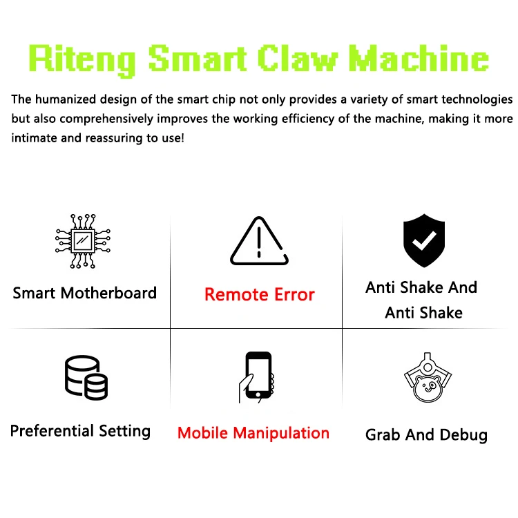 Riteng DIY Arcade Crane Machine Kit - Build Your Dream Game