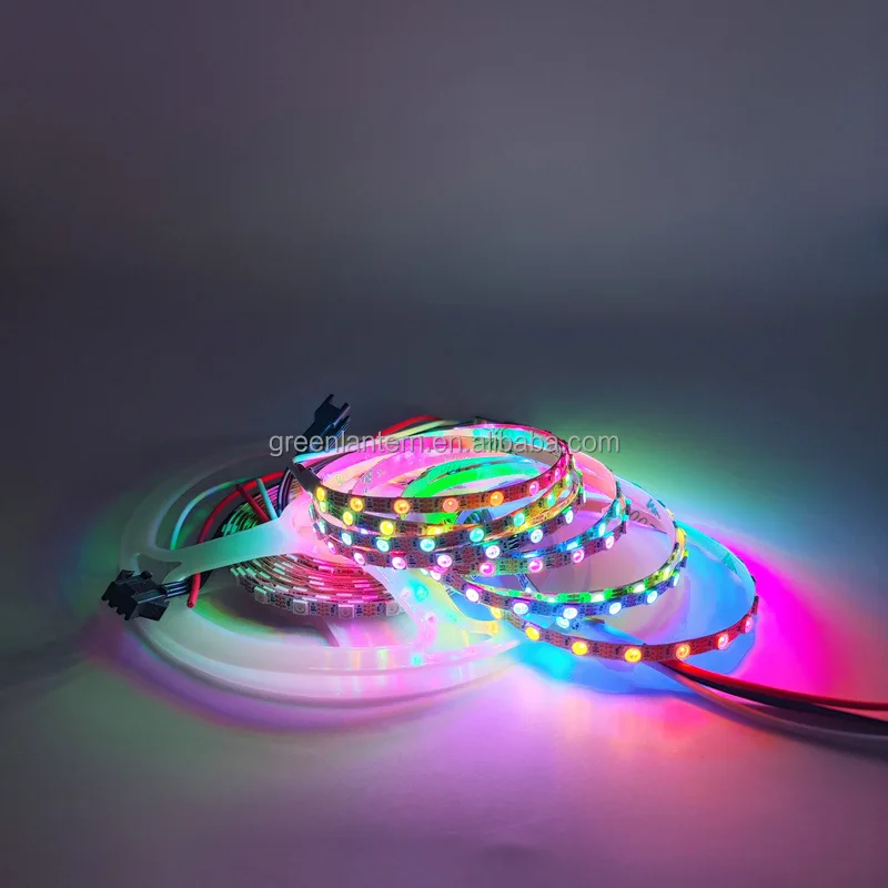 4mm WS2812 LED Strip DC5V SMD 3535 RGB Addressable Full Color ...