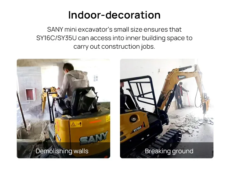 Sany Sy26u Chain Excavator - High Efficiency & Durability