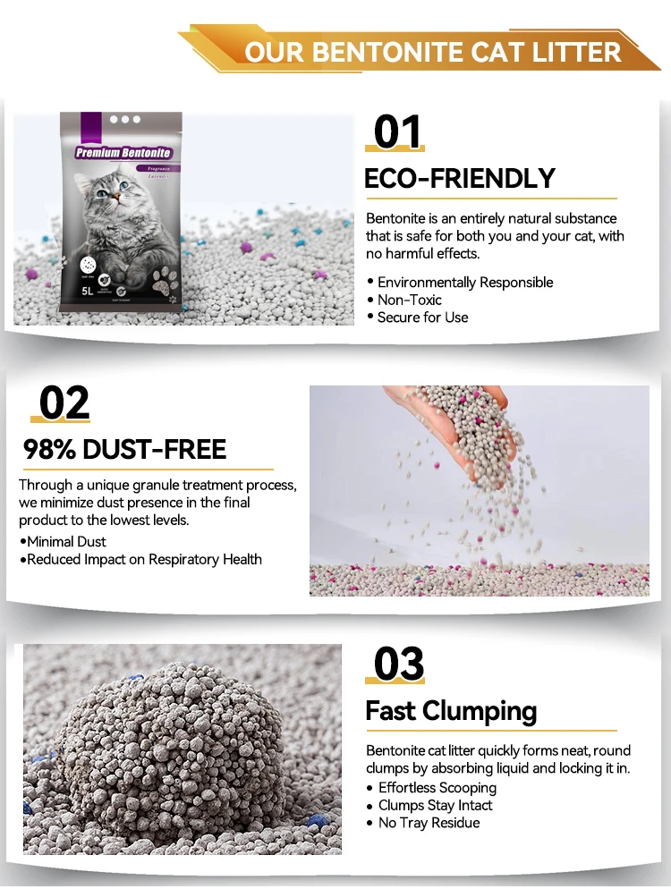 Oem Natural Deodorizer Premium Portable Scented Litter Cat Sand Natural ...