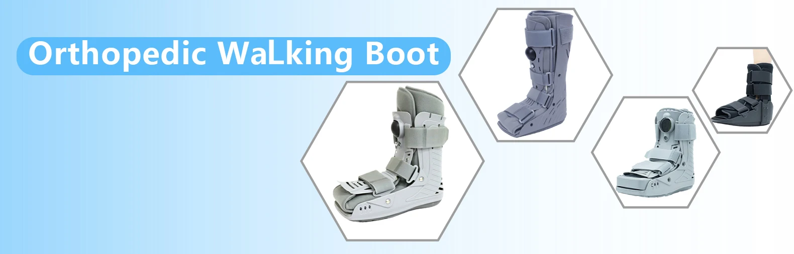Rom Air Cushion Ankle Sprain Fracture Injury Walker Brace Orthopedic ...
