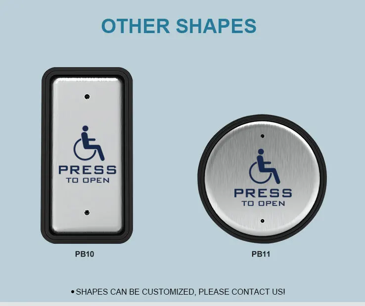 Automatic Door Wired Disabled Switch for the Disabled (PB09)