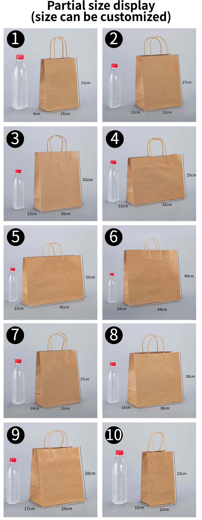 Custom Printed Kraft Paper Bags - Biodegradable & Recycled