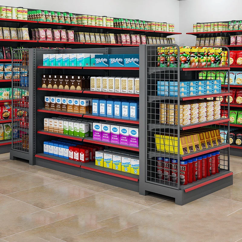 Custom Supermarket Shelves for Store Shelf Display Gondola Shelving ...