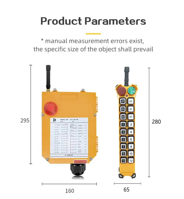 Factory Sale Palfinger Crane Remote Control Remote Control Construction ...