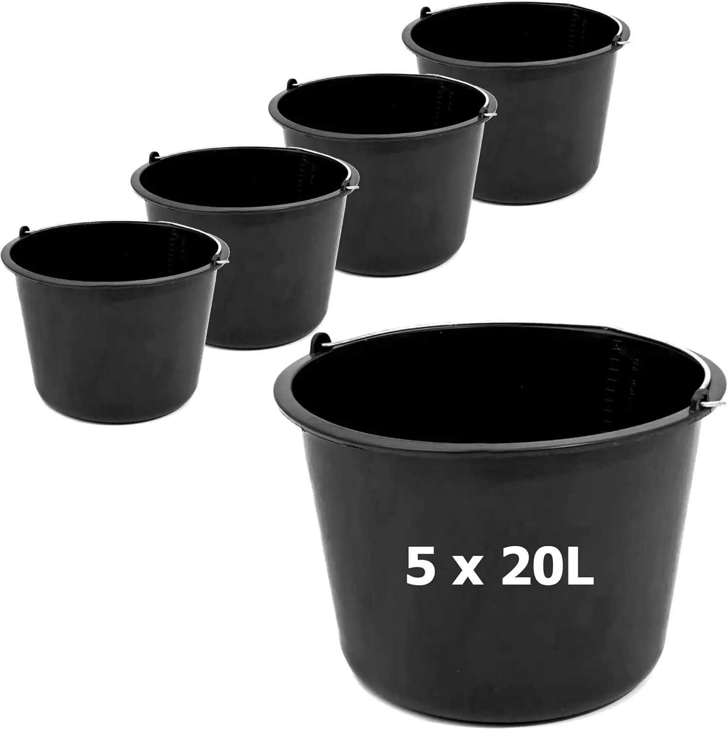 Alibaba.com: 12L Plastic Cement Bucket with Metal Handle, Construction ...