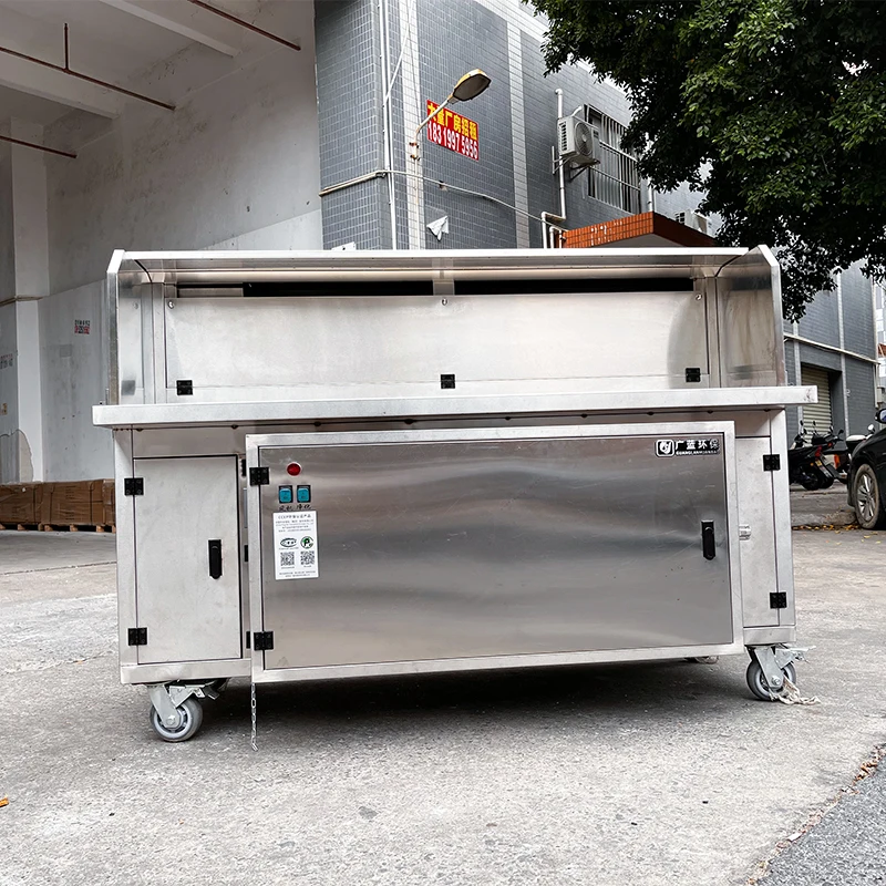 Alibaba.com: Stainless Steel Smokeless BBQ Car with ESP Filter ...