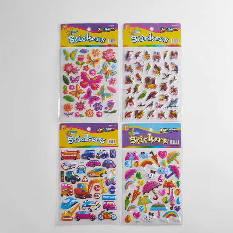 Custom Puffy Sticker Well Design Foam Sticker 3D Pop up Removable ...