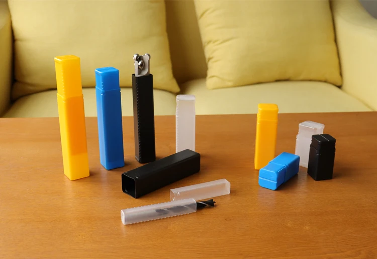 Transparent Plastic Square Telescopic Pack Tube for CNC Tool Packing