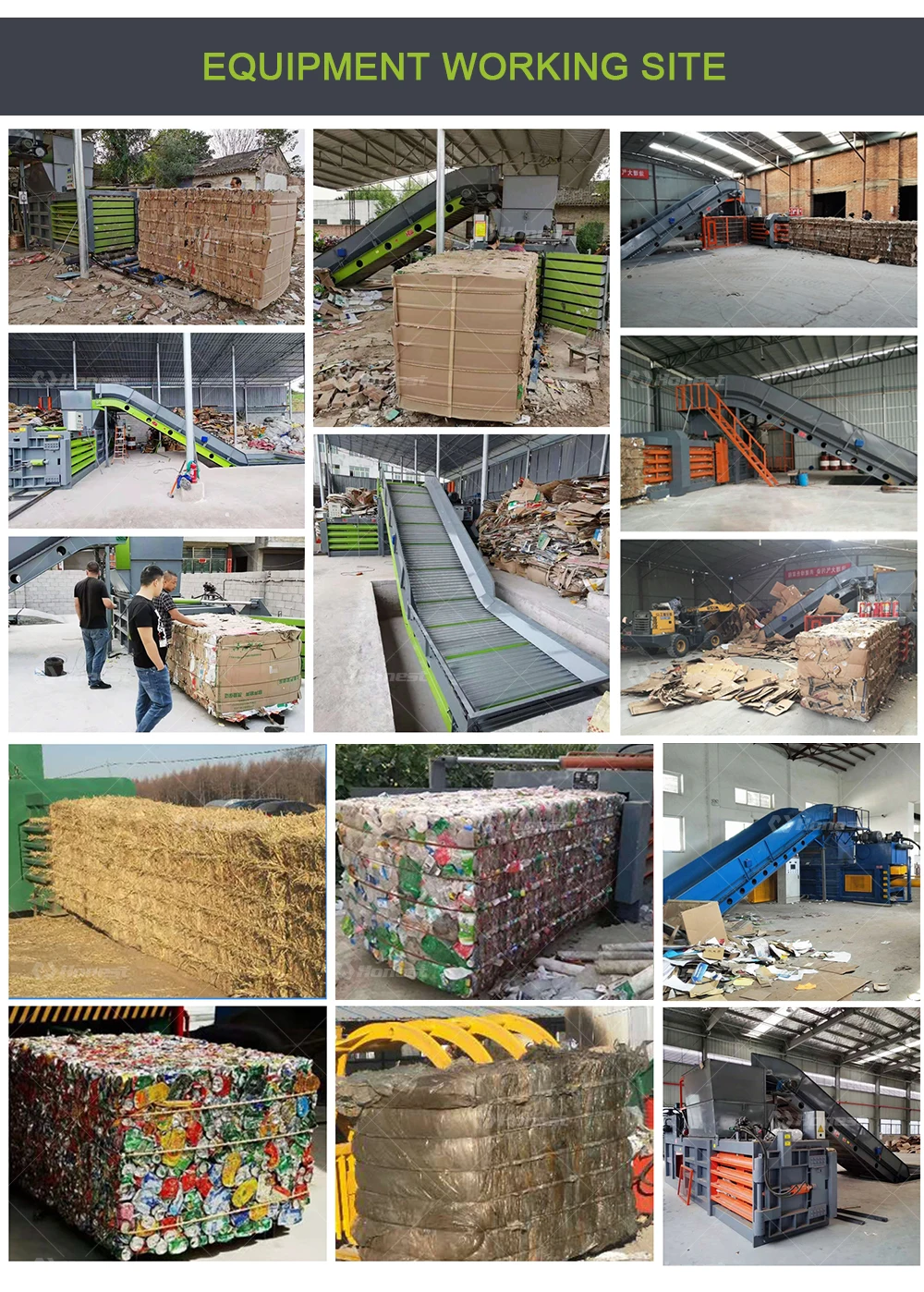 Automatic Horizontal Baling Press Baler Machine for Textiles