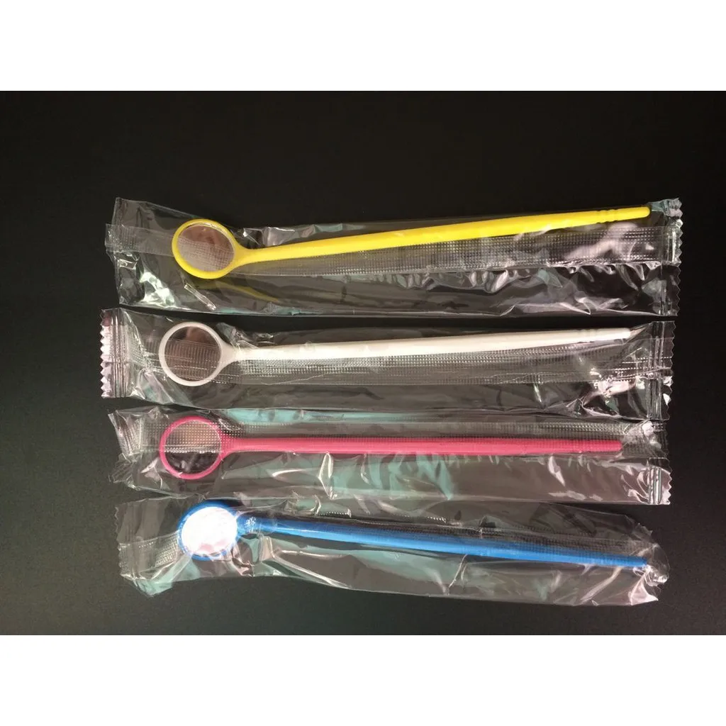 Dental Plastic Anti-fog Mouth Mirror Disposable Oral Mirror Dental ...