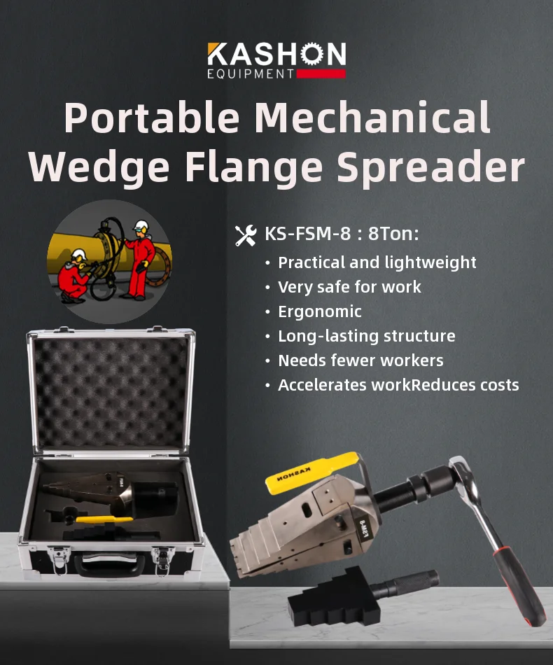 FSM-8 Portable Mechanical Wedge Flange Spreader - Kashon