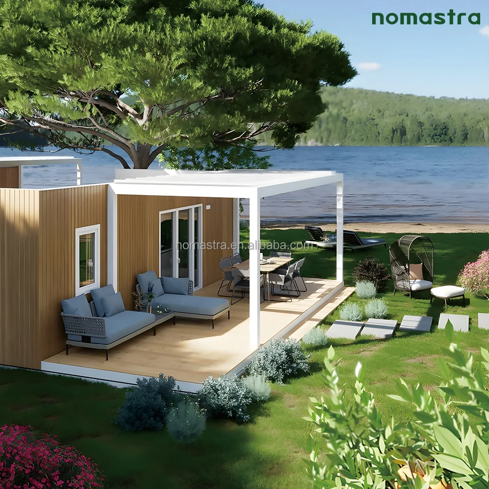 Luxury Modular Steel Frame Villas Prefab Holiday Mobile Homes for ...