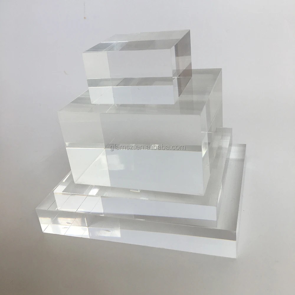 Custom Various Thickness Perspex Display Base Highly Clear Acrylic ...
