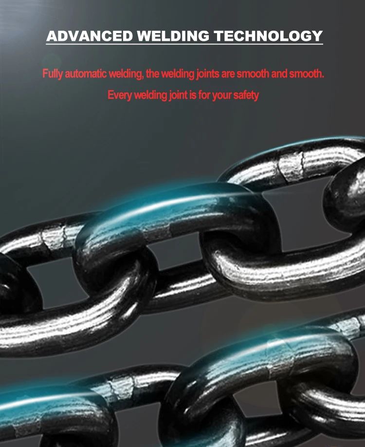 G80 Lifting Chains - Durable and Standard Manganese Steel
