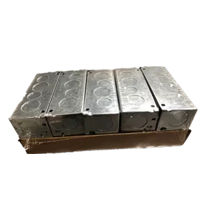 Bs4662 British Standard 3x6 Rectangular Metal Junction Box For Switch ...