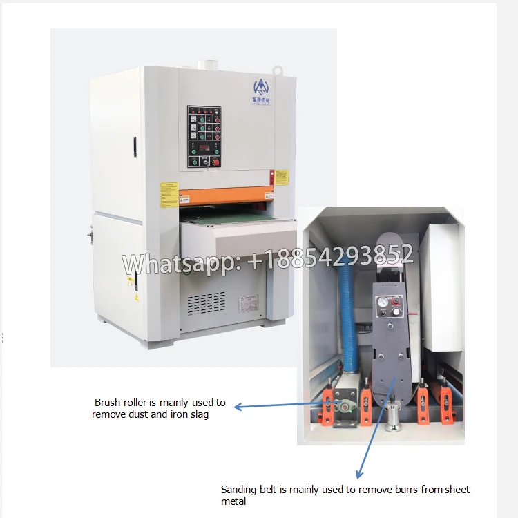 Metal Parts Deburring Machine Flat Sheet Metal Surface Polishing ...