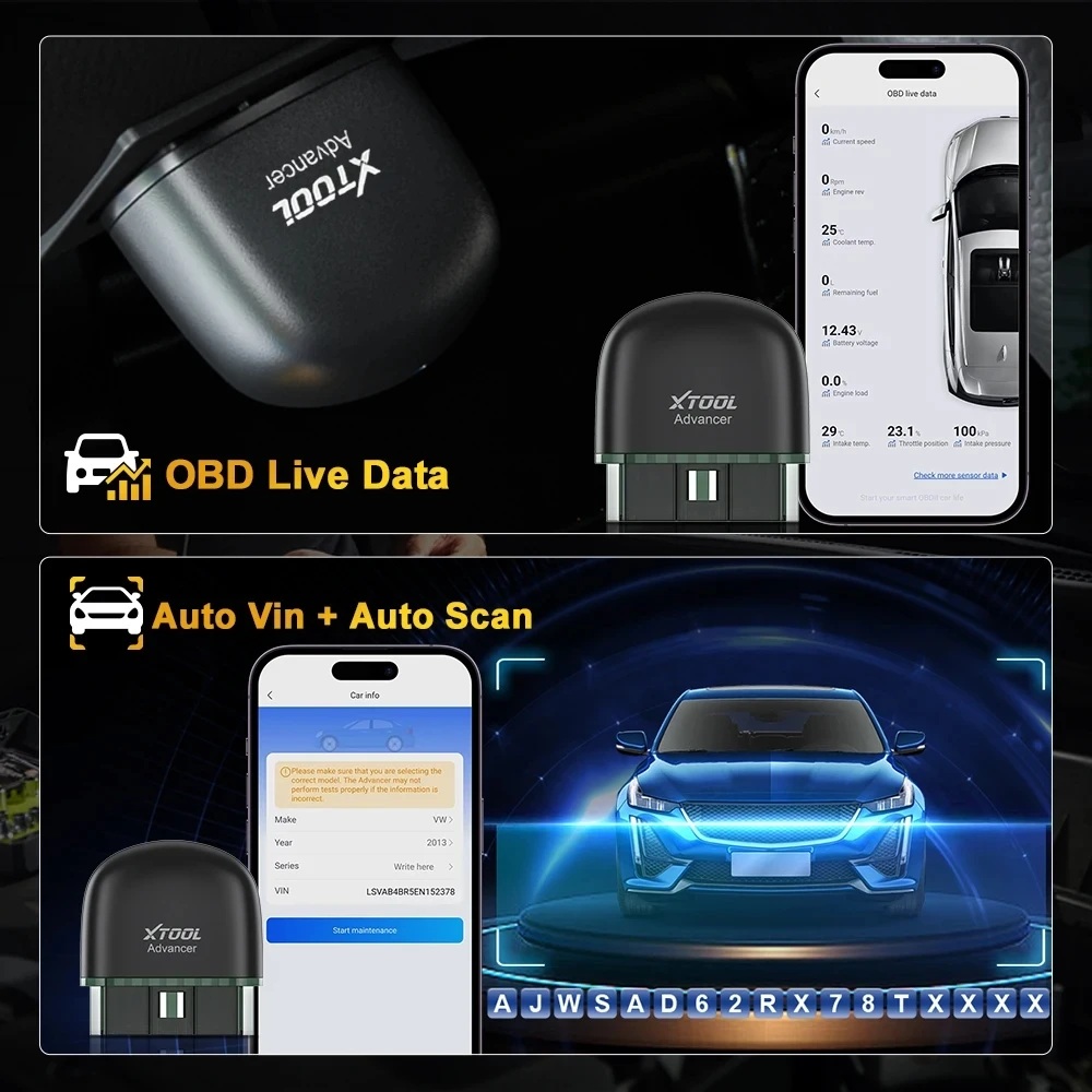New Arrival Xtool Ad20 Pro Code Reader Full System Diagnose Car Scanner ...