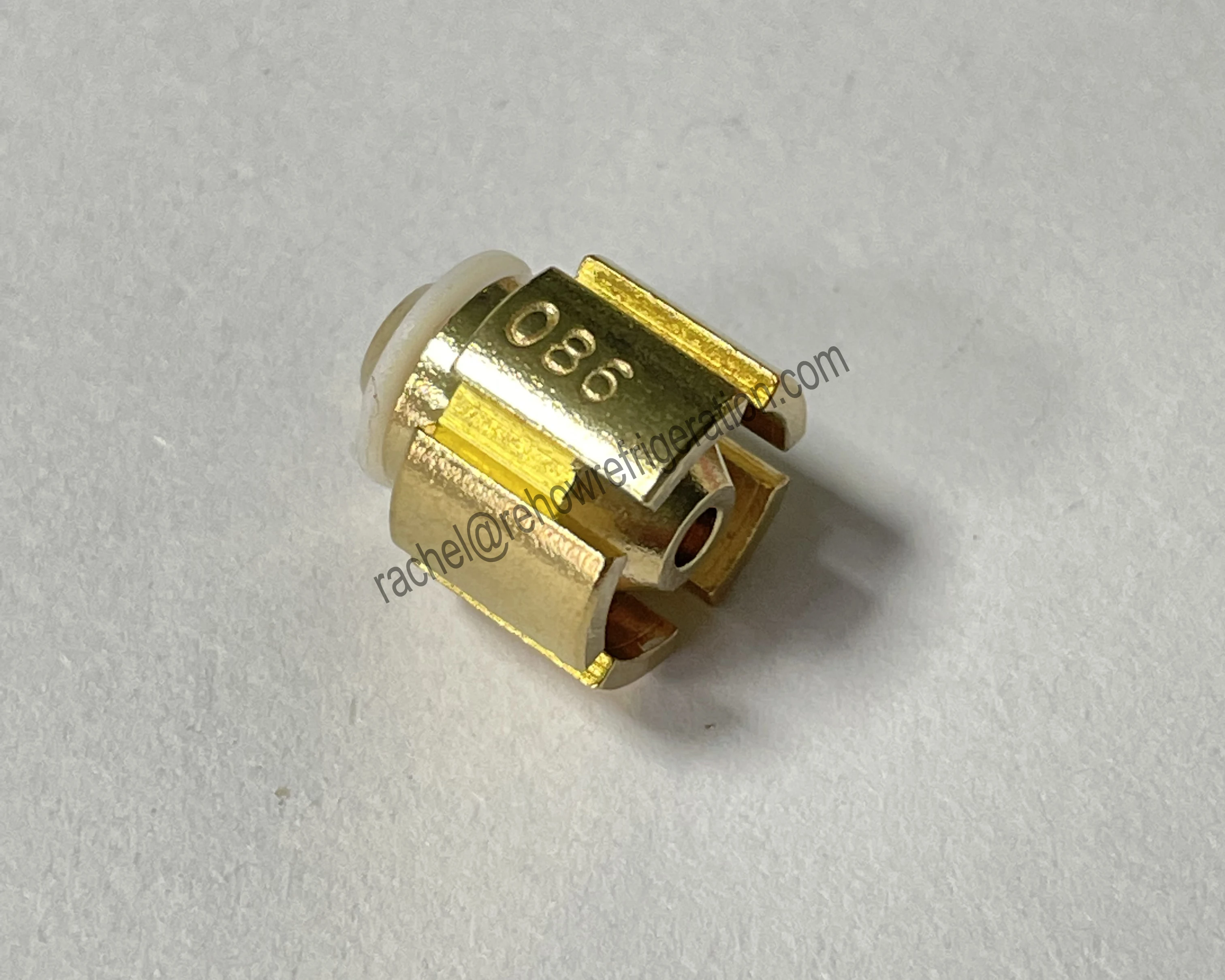 Evaporator Coil with Flow Check Piston Valve Orifice