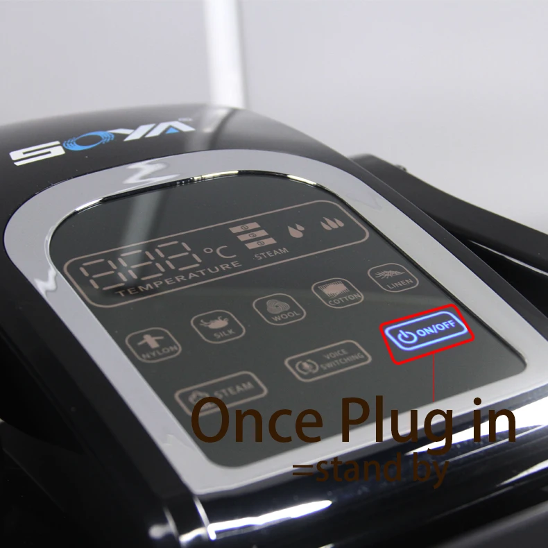 2200W Big Size Ironing Machine for Home Use - Digital Fabric Steam ...