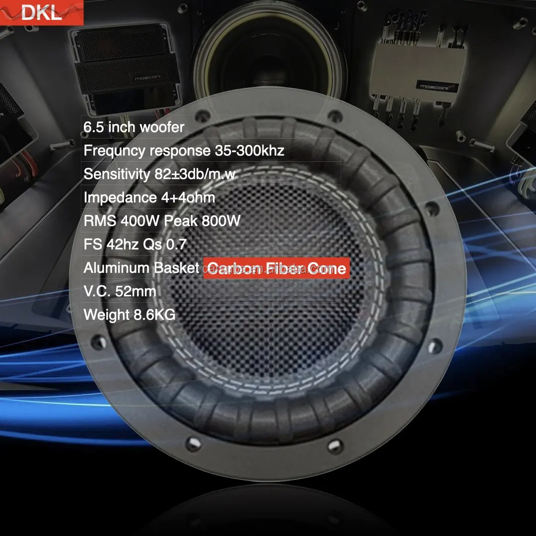 Car Audio Subwoofer Speaker 6 Inch Competition Sub Rms 400w Strong ...