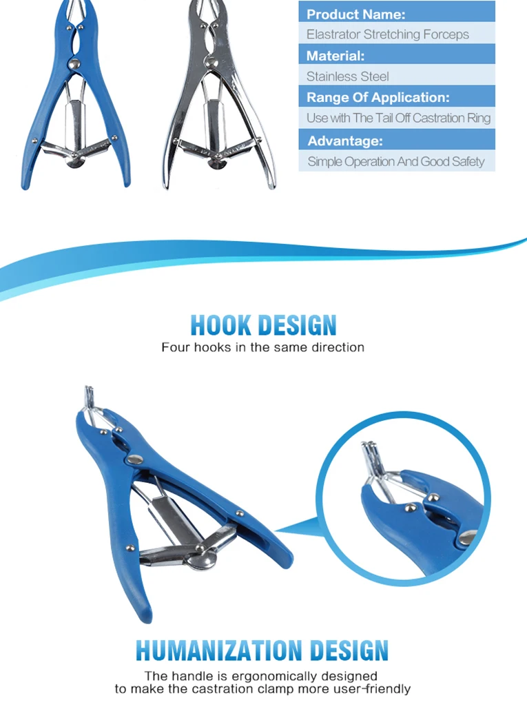 Veterinary Band Forceps Elastrator Stretching Castration Pig Castration Tool - Buy Veterinary ...