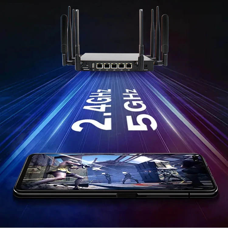 Industrial 5G Router with Dual SIM, Firewall, and VPN