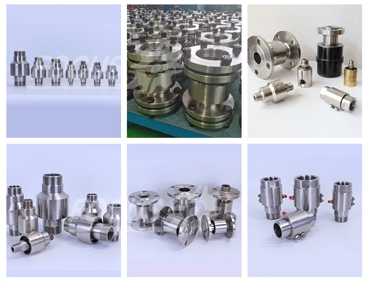 High Pressure Swivel Rotary Union Stainless Steel Hydraulic Swivel ...