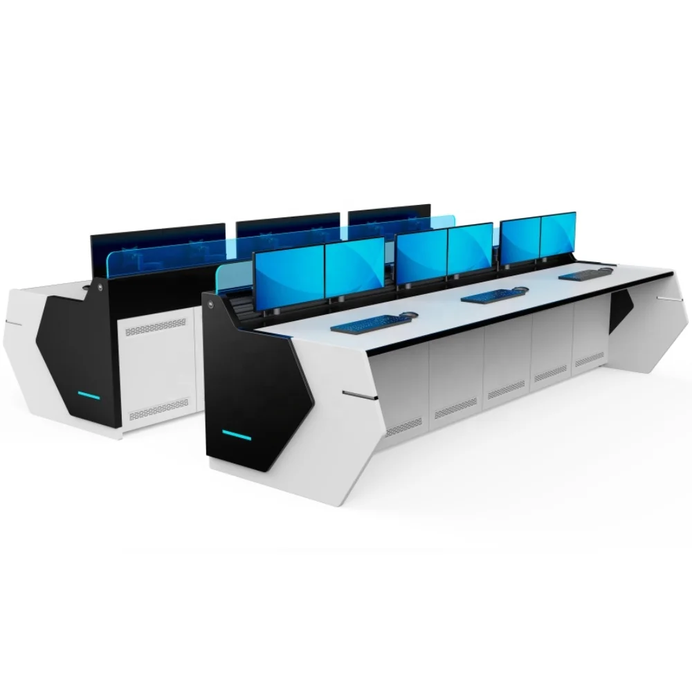 Atc Modern Control Room Console Hospital Staff Command Desk Command ...