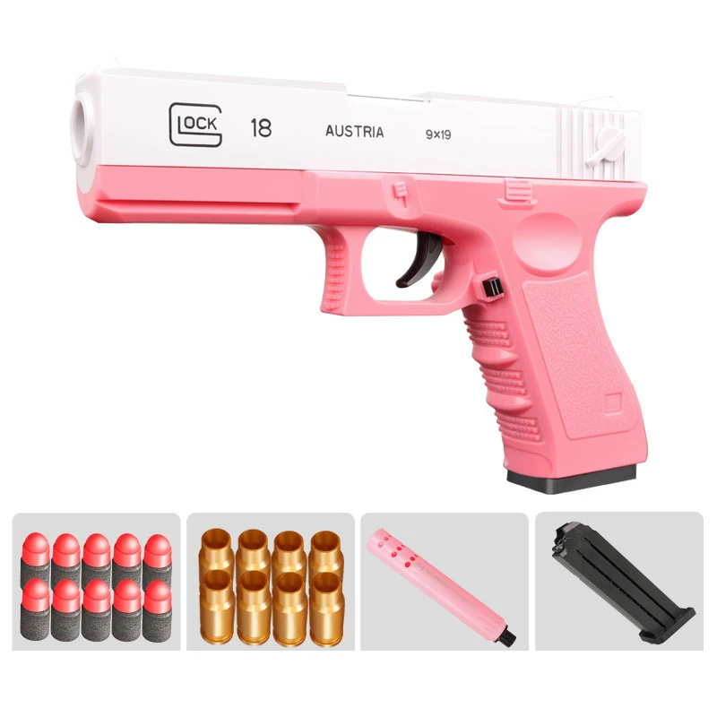 Toy Gun 1911 Shell Ejecting Soft Bullet Toy Gun For Adults Kids Foam ...