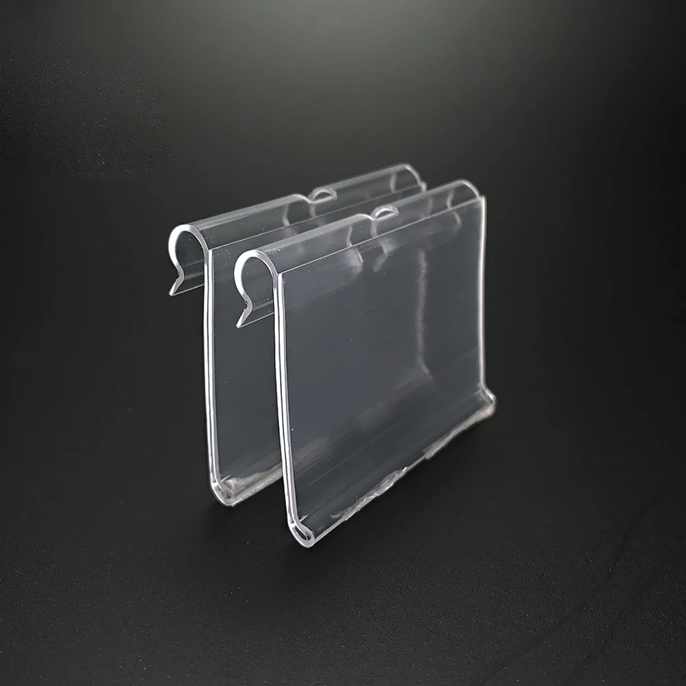 Pvc Shelf Hanging Price Tag Holder Label Holder - Buy Supermarket ...